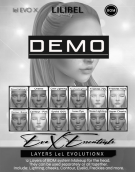 Second Life Marketplace - LB - LeLutka EvolutionX Essentials Bom [EvoX] DEMO